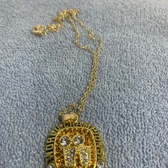 Accessories | Lakers Gold Pendant And Chain | Poshmark